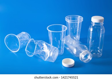 Single Use Plastic Bottles Cup Concept Stock Photo 1421745521 ...