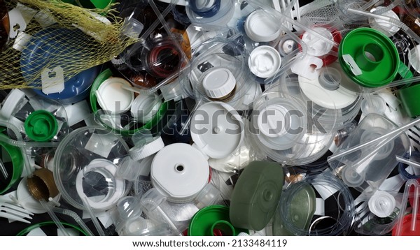 Single Use Plastic Garbage One Household Stock Photo 2133484119 ...