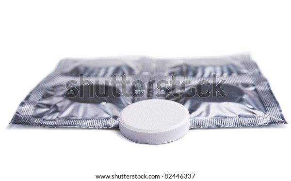 Single White Tablet Pack On White Stock Photo 82446337 | Shutterstock