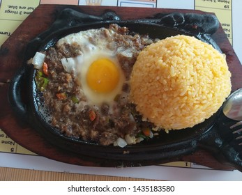 Sizzling Sisig Java Rice Here Philippines Stock Photo 1435183580 ...