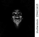Satan Skull Face PPT template 15 | CrystalGraphics