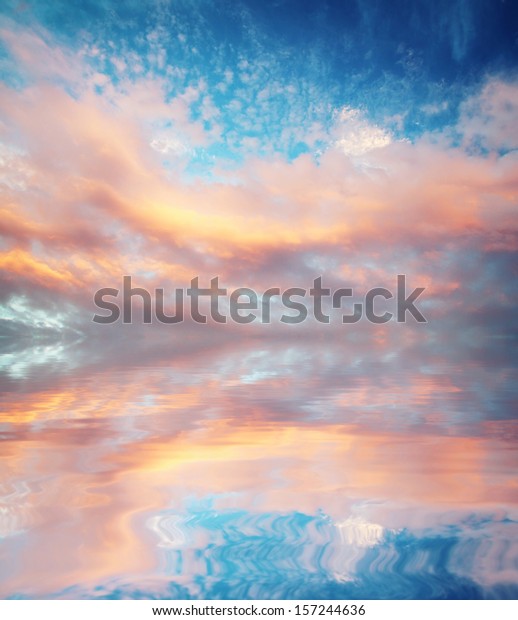 Sky Background Element Design Stock Photo (Edit Now) 157244636