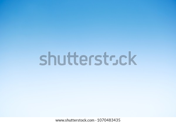 Sky Background Gradient Blue Sky Clear Stock Photo 1070483435 ...