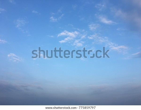Sky Bright Without Clouds Background Design Stock Photo 775859797 ...