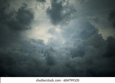 Sky Clouds Before Raining Background Stock Photo 604799105 | Shutterstock