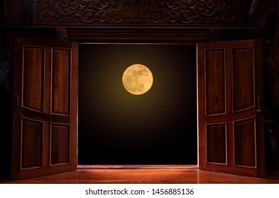 Sky Moon View Through Window Stock Photo 1456885136 | Shutterstock