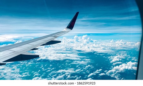 Sky View Plane Window Clouds Bright Stock Photo 1862591923 | Shutterstock