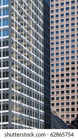 Skyscraper Detail Window Patterns Window Reflections Stock Photo ...