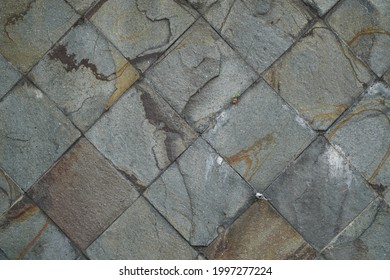 Slate Wall Cladding Stone Texture Diagonal Stock Photo 1997277224 ...