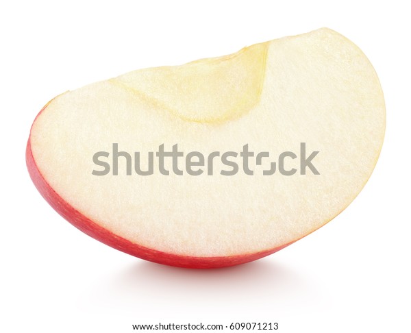 Slice Red Apple Fruit Without Seed Stock Photo (Edit Now) 609071213