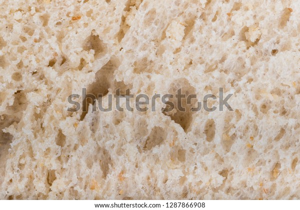 Slice White Bread Skin Surface Texture Stock Photo 1287866908 ...