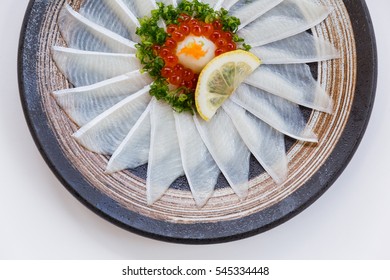 Sliced Cod Fish Sashimi Served Ikura Stock Photo 545334448 | Shutterstock