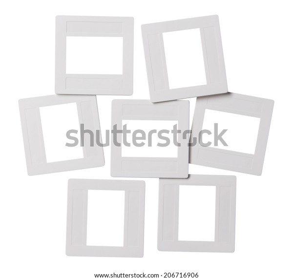 Slide Frames Isolated On White Background Stock Photo 206716906 ...