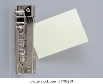 Small Blank Sheet Note Paper Clip Stock Photo 87705259 | Shutterstock