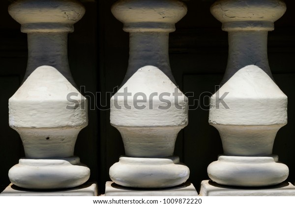 Small Pillars Light Shadow Architecture Figure Stock Photo 1009872220 ...