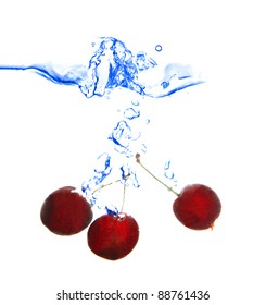 Small Red Cherry Fall PPT template 36 | CrystalGraphics