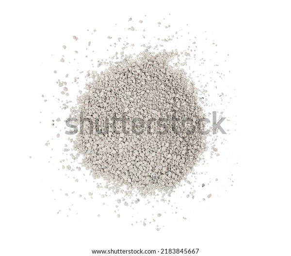 Small Rocks Ground Texture Isolated White Stock Photo 2183845667 ...