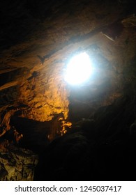 Small Shadow Light Passing Through Cave Stock Photo 1245037417 ...