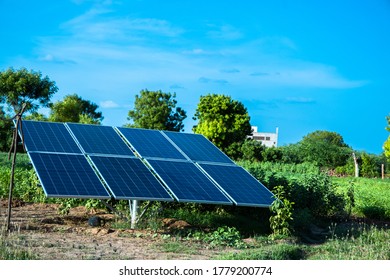 Small Solar Panel Setup Installed Agriculture Stock Photo 1779200774 ...