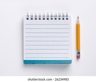 Small Square Notebook Pencil Stock Photo 26234983 | Shutterstock