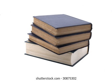 Small Stack Books Isolated On White Stock Photo 30875302 | Shutterstock
