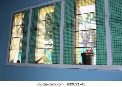 Small Wire Window Air Circulation Kitchen Stock Photo 2000791745 ...