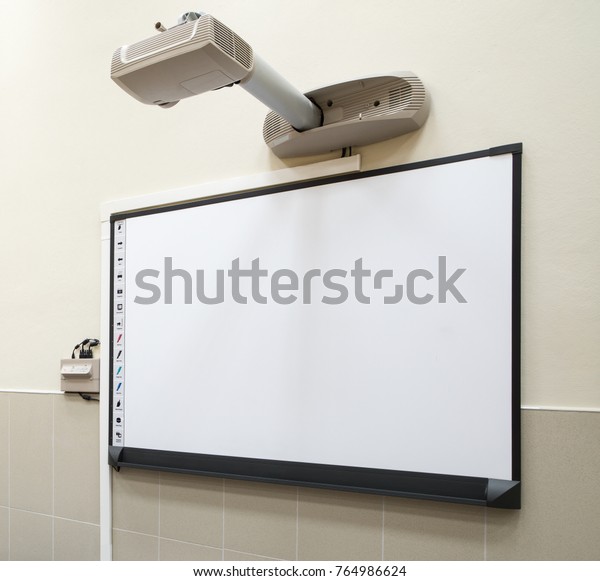 Smart Board Classroom Stock Photo (Edit Now) 764986624