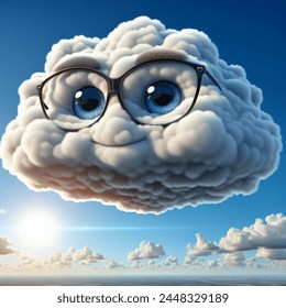 Cloud That Looks Like Face Nice AI-generated image 2558105417 ...
