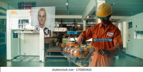 Iot Industry 40 Conceptindustrial Engineerblurred Using Stock Photo ... Iot Industry 40 Conceptindustrial Engineerblurred Using Stock Photo ...