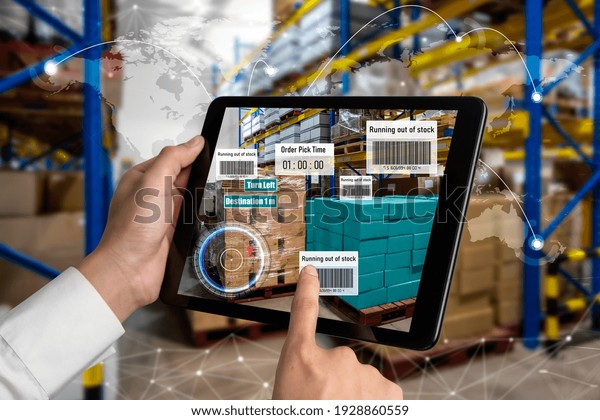 Smart Warehouse Management System Using Augmented Stock Photo ...