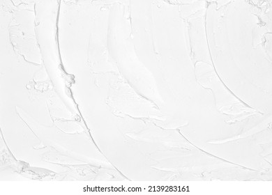 Smears White Plaster Texture Putty Strokes Stock Photo 2139283161 ...