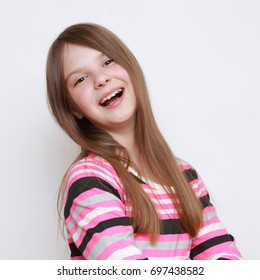 Smiley Model Posing On Camera Stock Photo 697438582 | Shutterstock