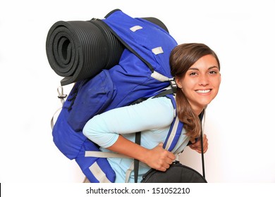 1,765 Woman carrying heavy bag Images, Stock Photos & Vectors ...