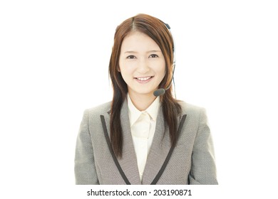 Smiling Call Center Operator Stock Photo 203190871 | Shutterstock