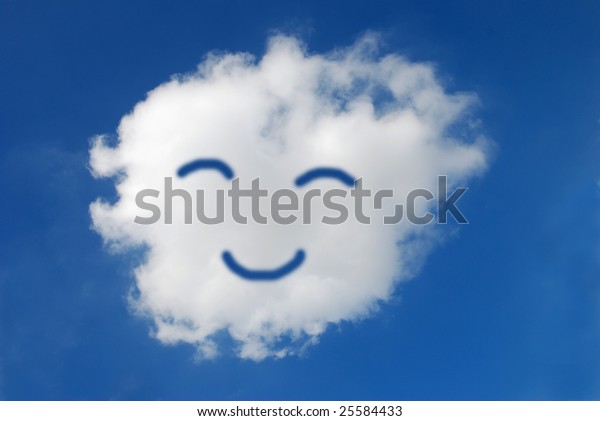Smiling Face Created Cloudscape Stock Photo 25584433 | Shutterstock