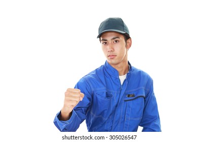 Smiling Worker Stock Photo 305026547 | Shutterstock