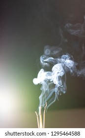 Smoke Colloidal Particles Solid Liquid Smoke Stock Photo 1295464588 ...
