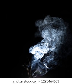 Smoke Colloidal Particles Solid Liquid Smoke Stock Photo 1295464633 ...