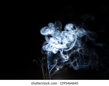 Smoke Colloidal Particles Solid Liquid Smoke Stock Photo 1295464645 ...