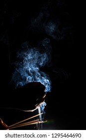 Smoke Colloidal Particles Solid Liquid Smoke Stock Photo 1295464690 ...