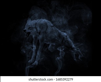 990 Smoke wolf: immagini, foto stock e grafica vettoriale | Shutterstock