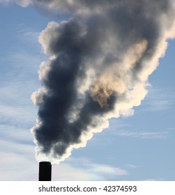 Smoking Chimney Stack Stock Photo 42374593 | Shutterstock