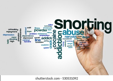 Snorting Word Cloud Concept Stock Photo 530531092 | Shutterstock