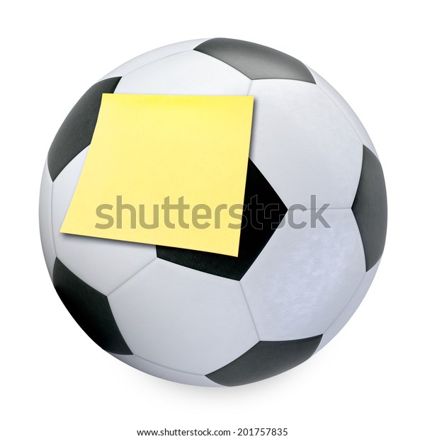 Soccer Ball Sticky Note Stock Photo 201757835 | Shutterstock