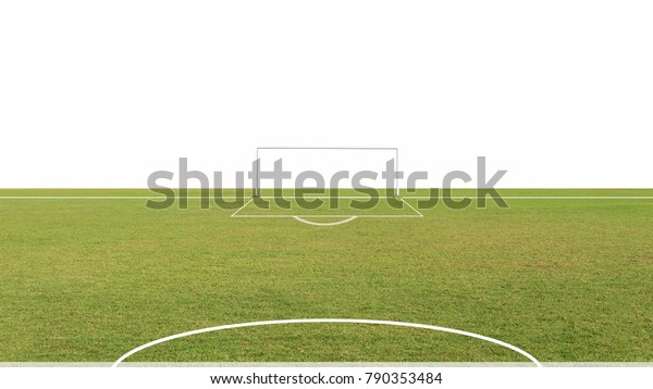 Soccer Field Perspective Elements Isolated On Stock Photo 790353484 ...
