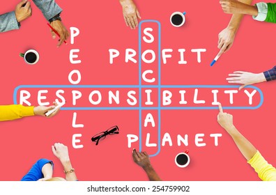 Social Responsibility Reliability Dependability Ethics Concept Stock ...