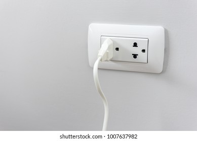 Socket Plug Electric Plug Line On Stock Photo 1007637982 | Shutterstock