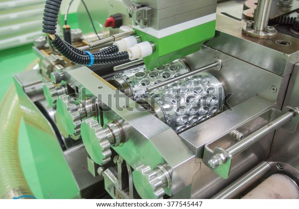 Soft Gelatin Encapsulating Machine Fish Oil Stock Photo (Edit Now ...