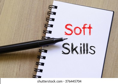 Soft Skills Text Concept Write On Foto stock 376445704 | Shutterstock