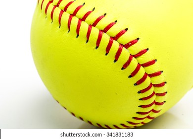 Closeup Softball Glove Ball Stock Photo 341831069 | Shutterstock